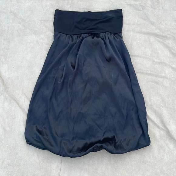 Joyce Leslie | Skirts | Joyce Leslie Black Satin Puff Hem Skirt L W28 ...